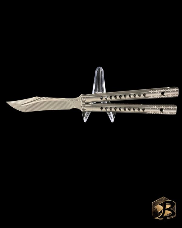 JK Design Orca V2 #850 – Custom Titanium Balisong Knife