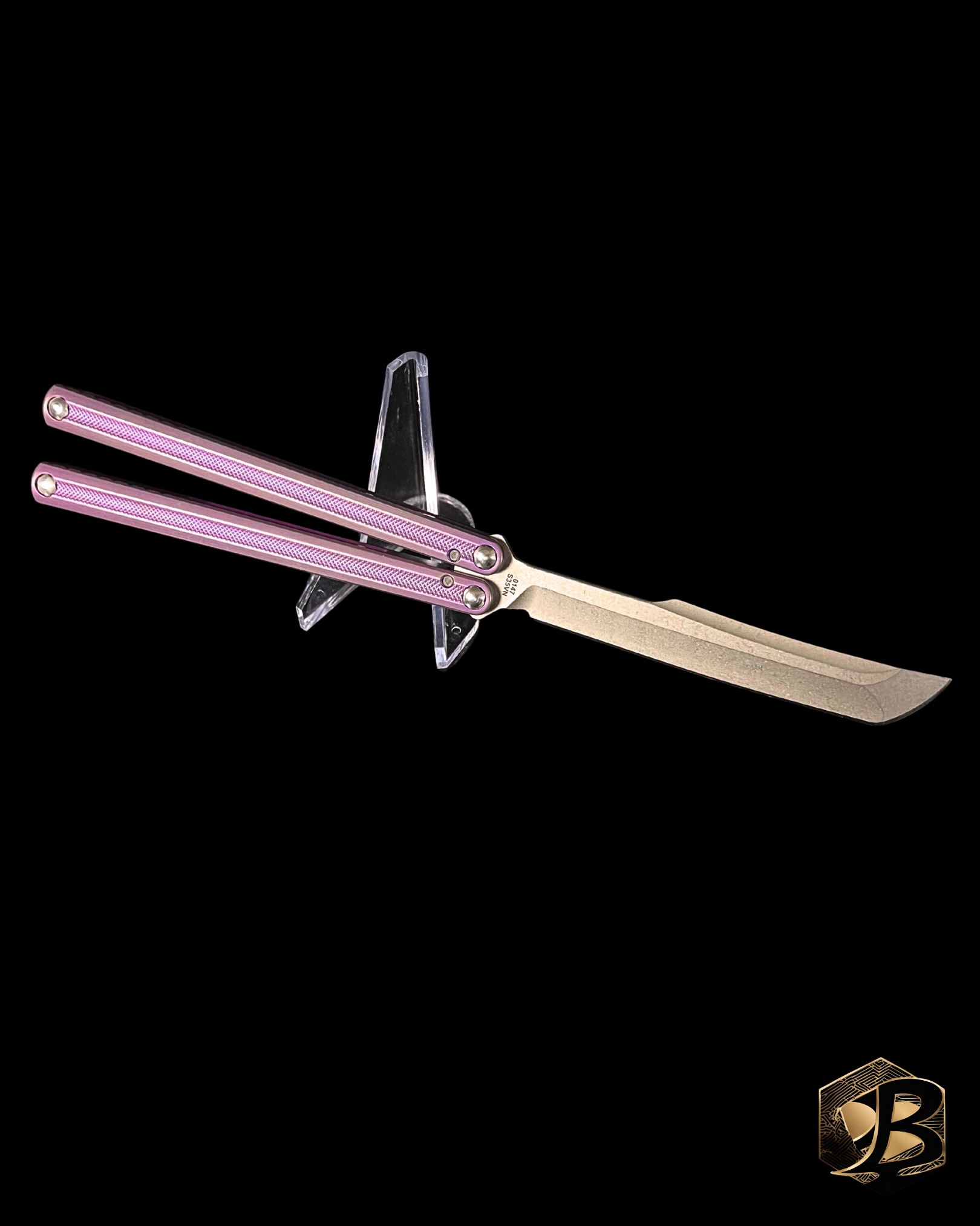 MachineWise Ti Sasori #0147 – Purple Titanium Balisong